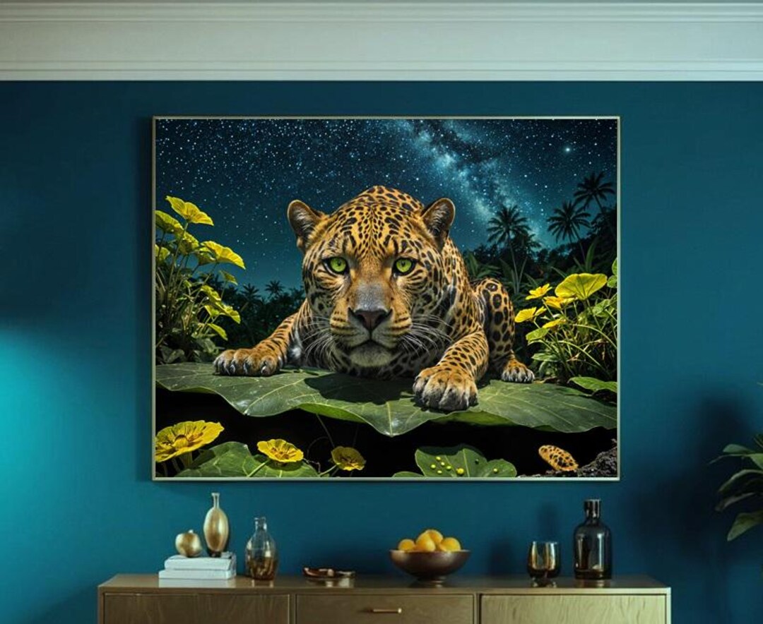 Spotted | Ultra HD | Digital Printable Artwork | Jaguar Wall Art ...