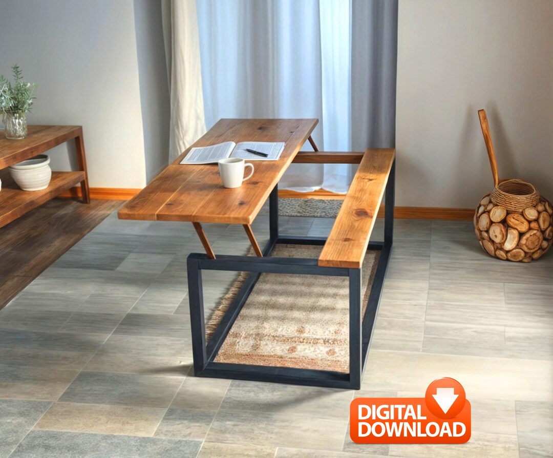 Floating Coffee Table Plan, Coffee Table, Centre Table, Living Room ...