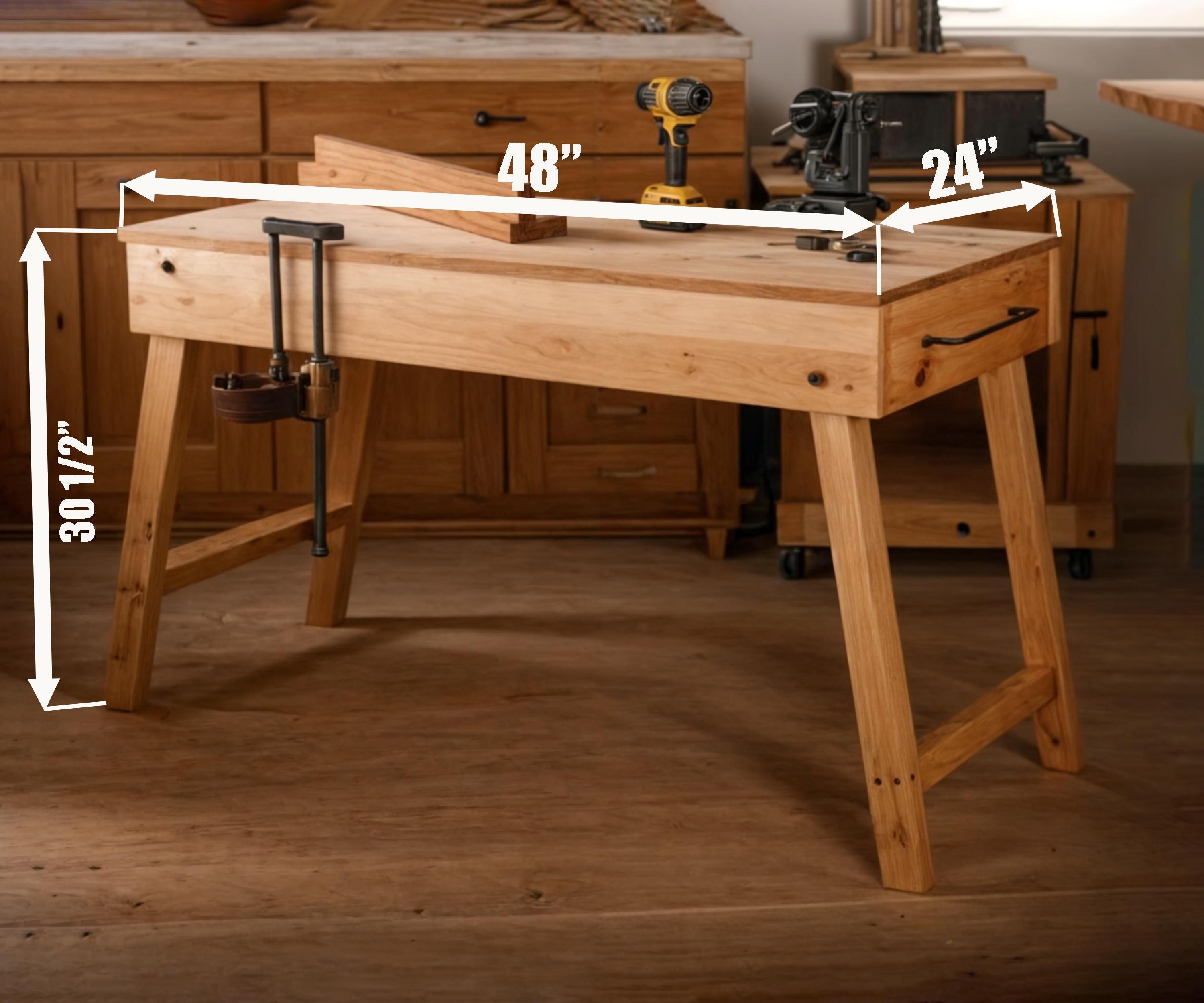 DIY Foldable Workbench Plans Space-saving, Sturdy, and Versatile ...