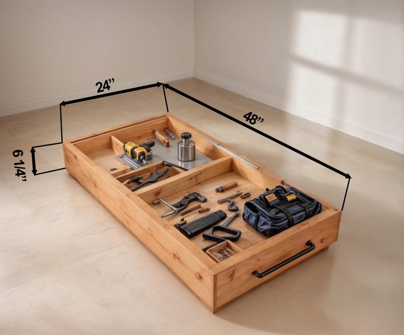 DIY Workbench Plan, Folding Workbench Build Paln, Space-saving ...