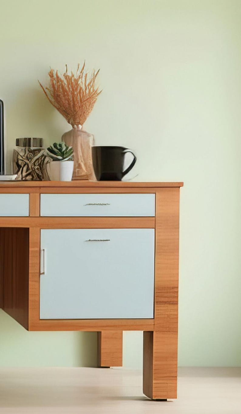 Desktop Table Plan: Office Table Plan, Study Table, Woodworking Plans ...