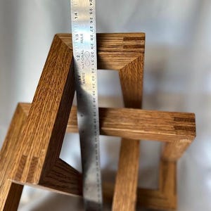 Infinity Reclaimed Oak Sculpture - Etsy