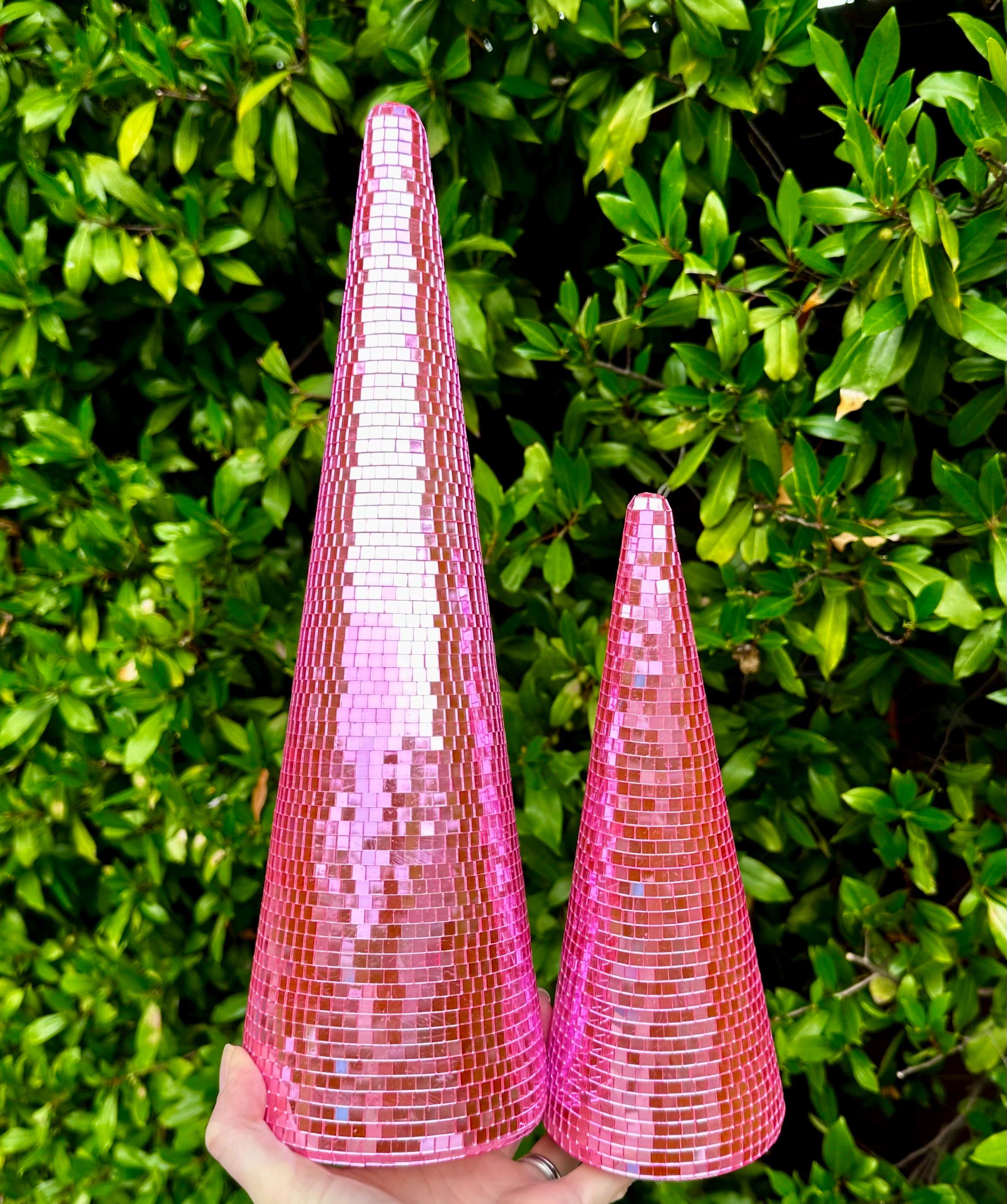 Pink Mirror Ball Disco Tree - Etsy