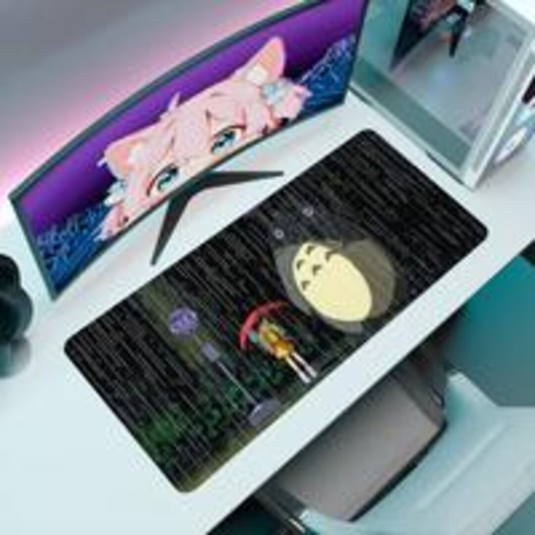 The chinchilla Kawaii Deskmat Anime Deskmat Gaming Mousepad - Etsy