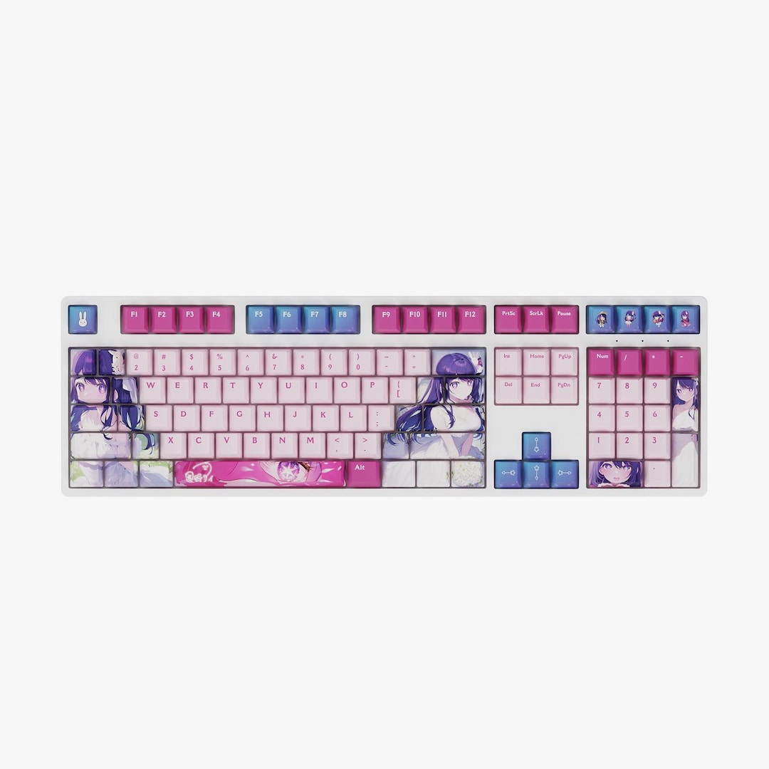 The super Idol Waifu Keyboard Anime Keyboard Gaming Keyboard RGB ...
