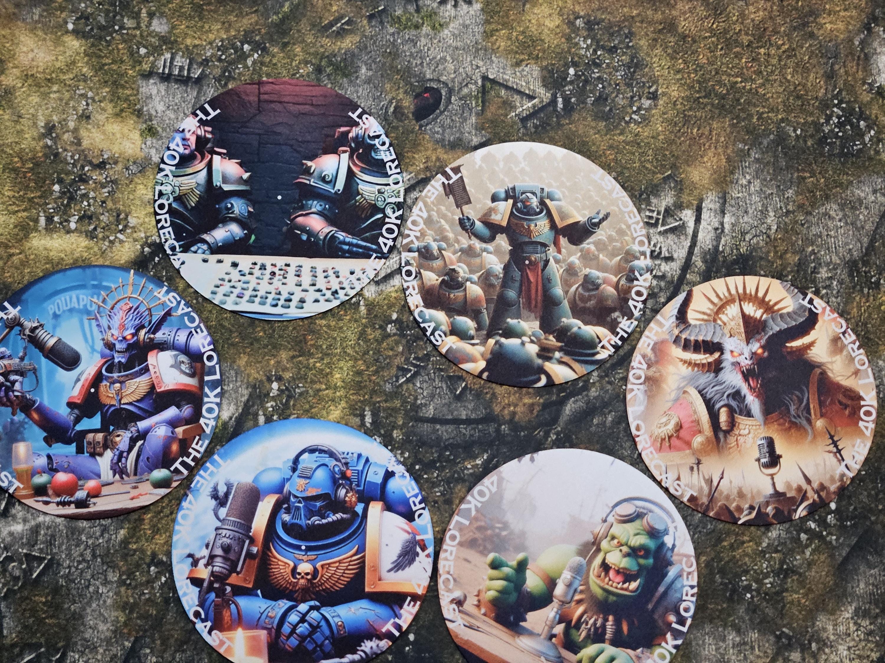 The 40K Lorecast Neoprene Objective Markers - Etsy