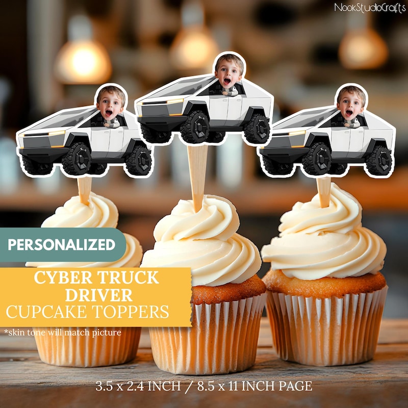 Electric Cupcake Topper - Etsy