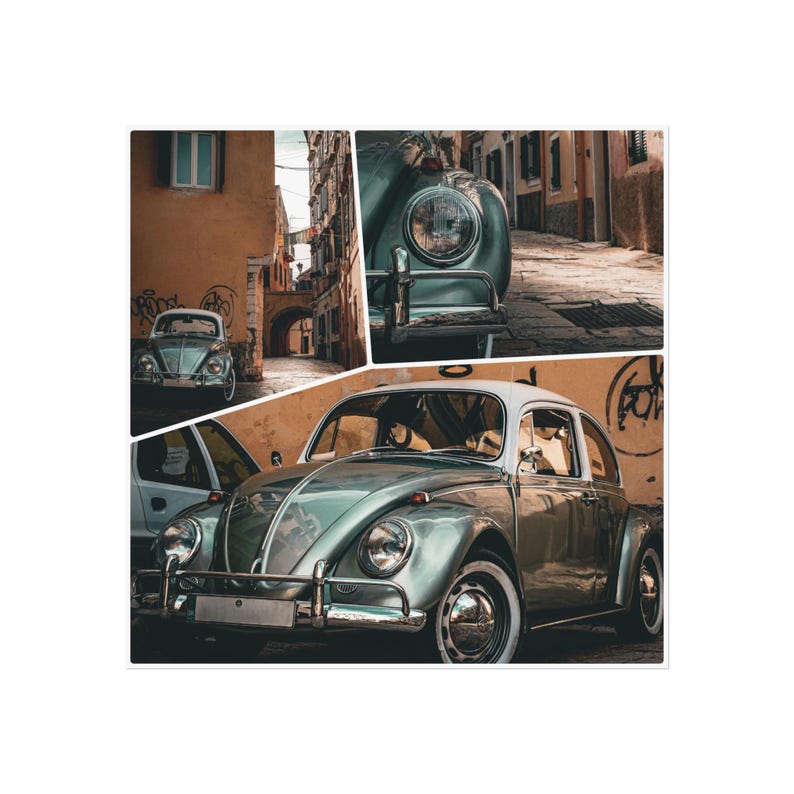 Vintage VW Beetle Poster Perfect for Car Enthusiasts & Retro Lovers - Etsy