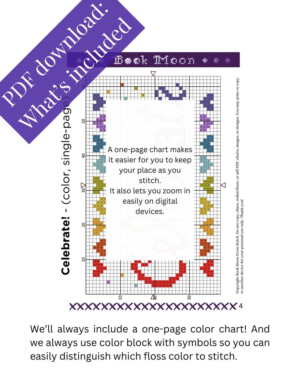 The Library is for Everyone Cross Stitch Pattern: Read Freely (PDF ...
