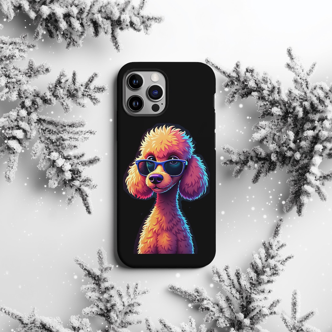 Cute and Lovely Poodle iPhone Case, Dog Phone Case for Dog Lovers ...