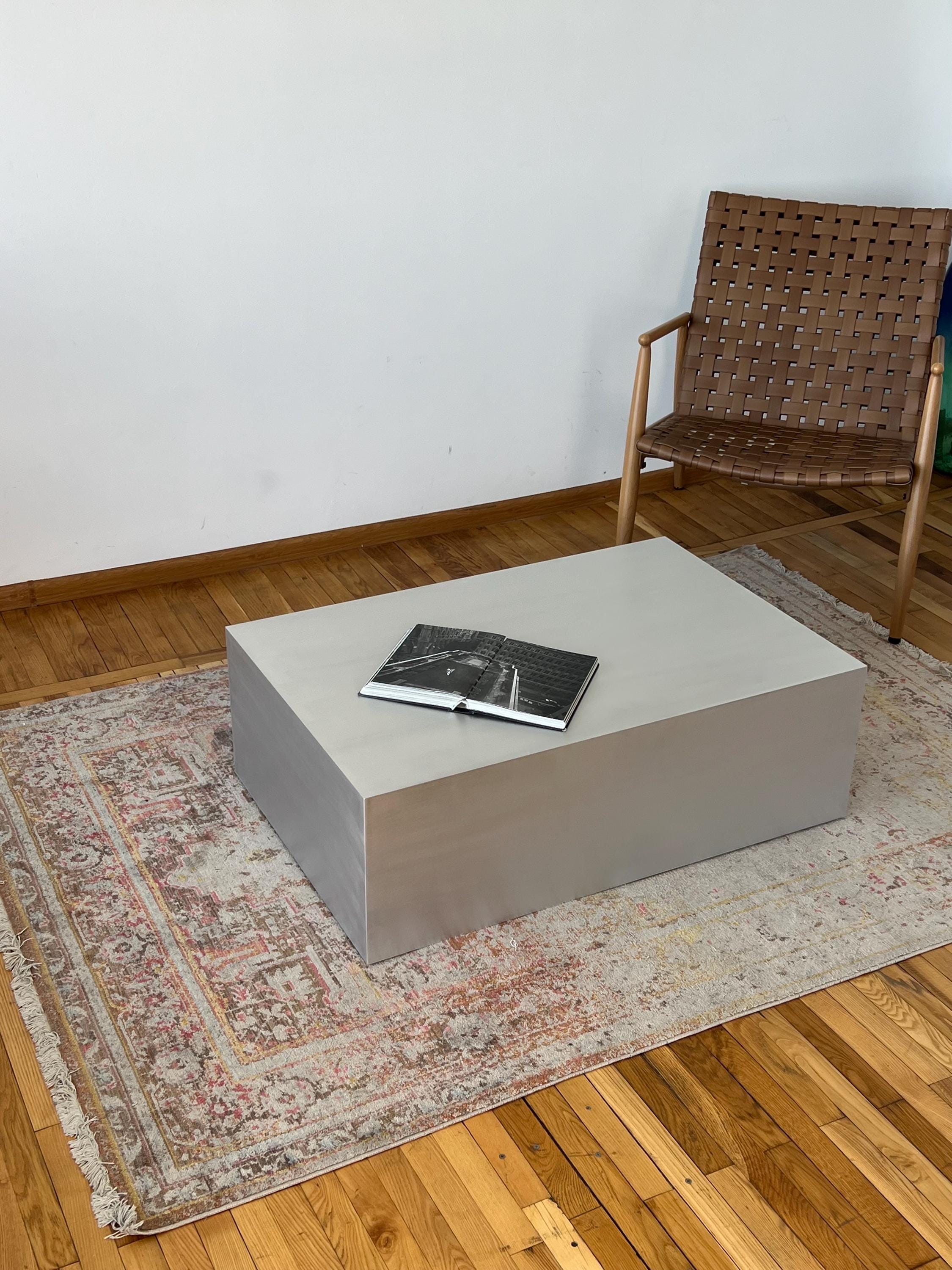 Metal Coffee Table. Living Room Table. Modern Designer Furniture. Side ...