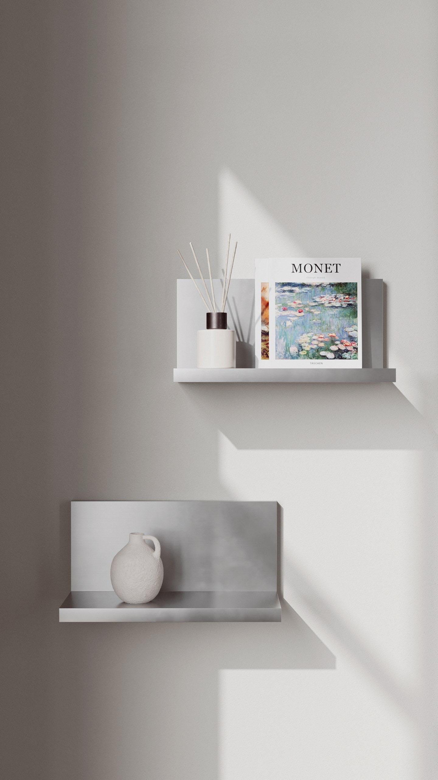 Aluminium Shelf. Modern Stainless Steel Wall Shelf. Metal Shelf ...