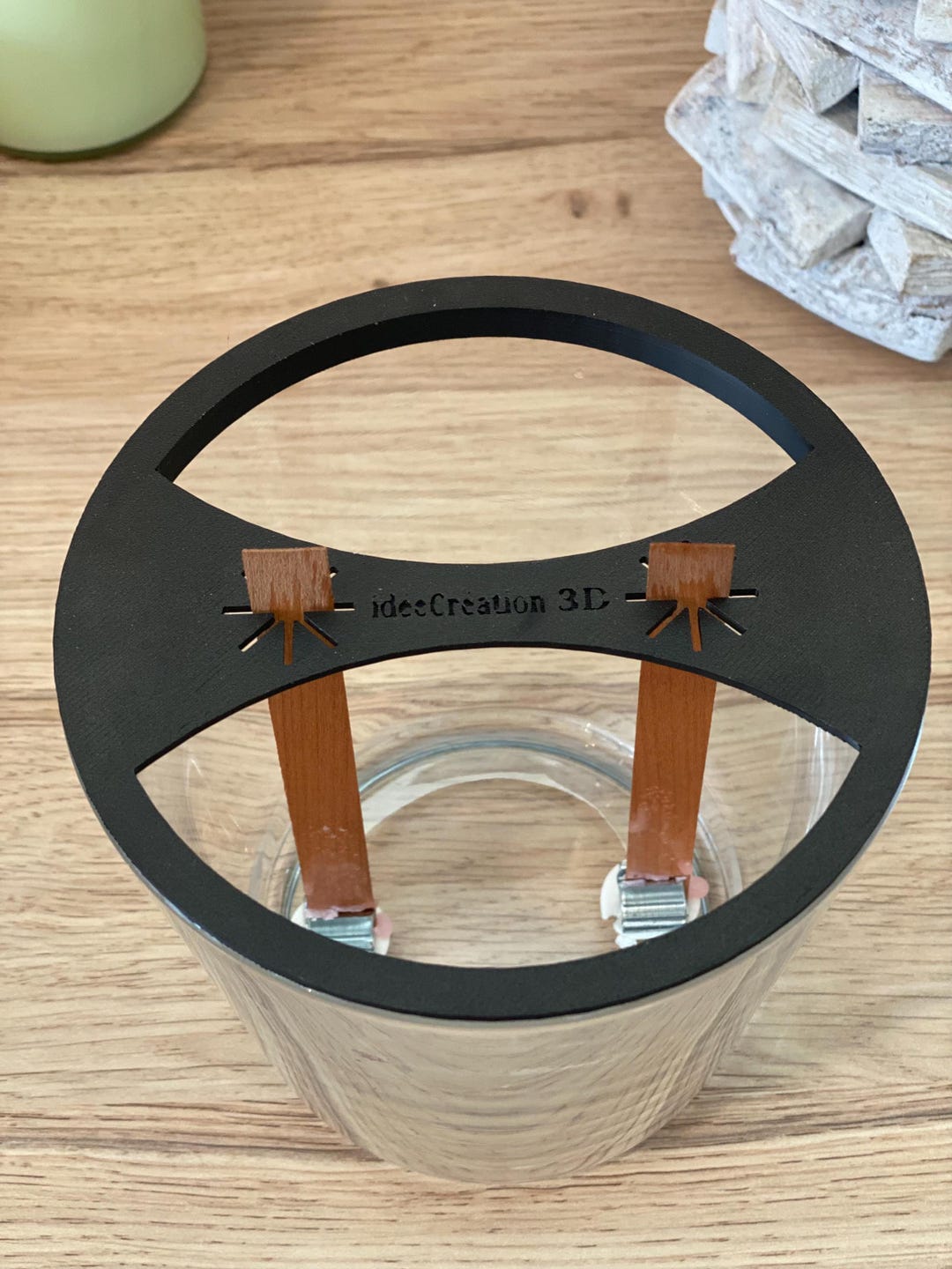 Custom-made Double Wooden Wick Support/stabilizer. Stabilization and ...