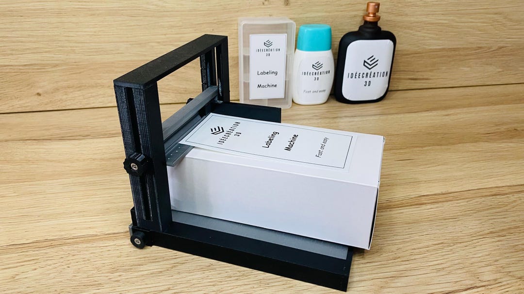 3-axis Adjustable Manual Box Labeling Tools, Jar, Bottles, Vial ...