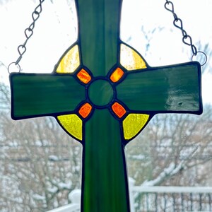 Stained Glass Celtic Cross - Etsy