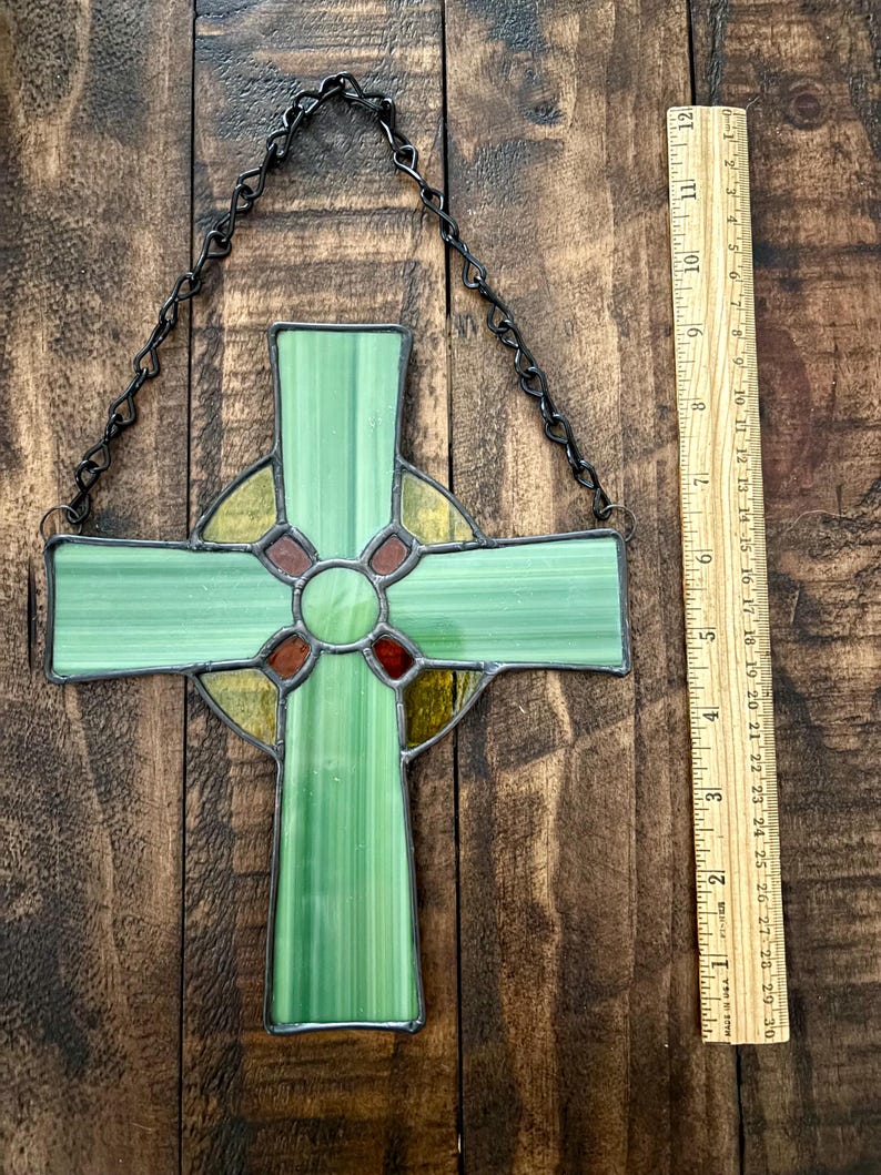 Stained Glass Celtic Cross - Etsy