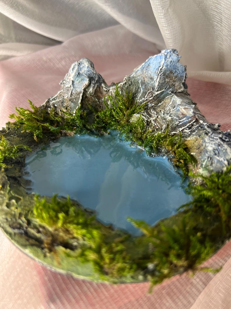 Miniature Mountains, Diorama, Diorama Mountains, Lake, Diorama Lake ...
