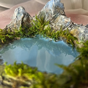 Miniature Mountains, Diorama, Diorama Mountains, Lake, Diorama Lake ...