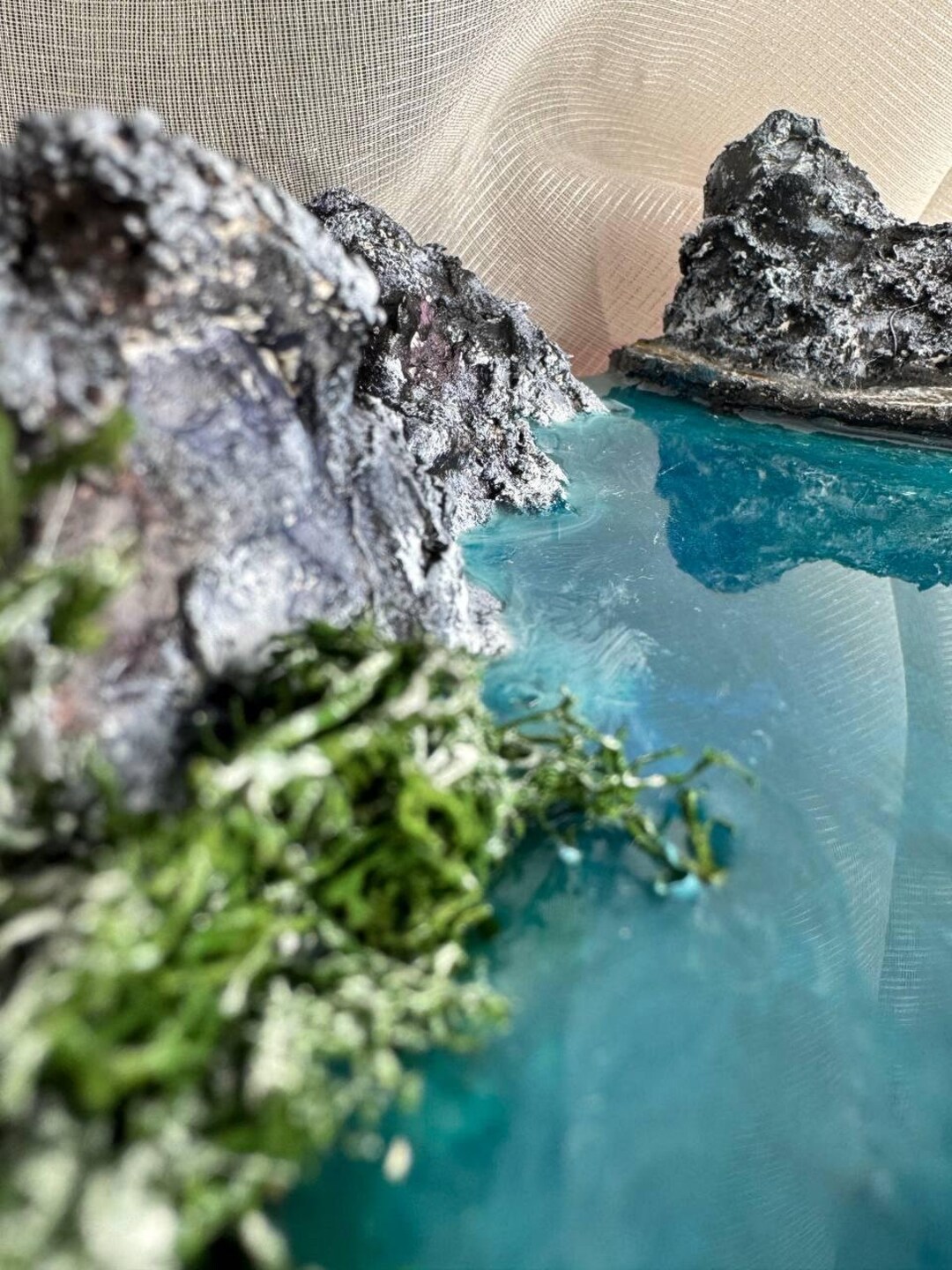 Diorama, Dioramas, Mountains, Homedecor, Resin, Gift, Miniature Nature ...