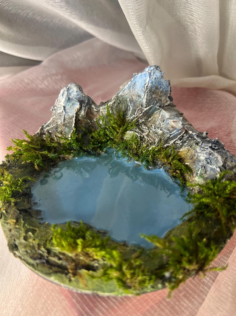 Miniature Mountains, Diorama, Diorama Mountains, Lake, Diorama Lake ...