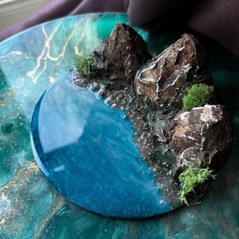 Mountain Diorama, Gift, Nature, Handmade, Landscape, Diorama, Mountain ...