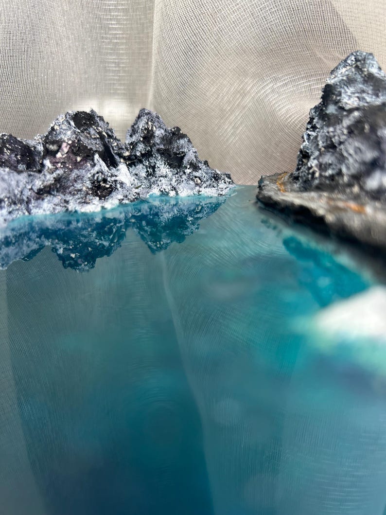 Diorama, Dioramas, Mountains, Homedecor, Resin, Gift, Miniature Nature ...