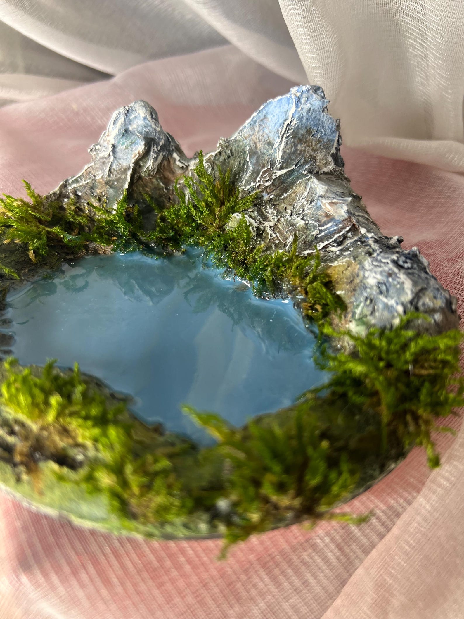 Miniature Mountains, Diorama, Diorama Mountains, Lake, Diorama Lake ...