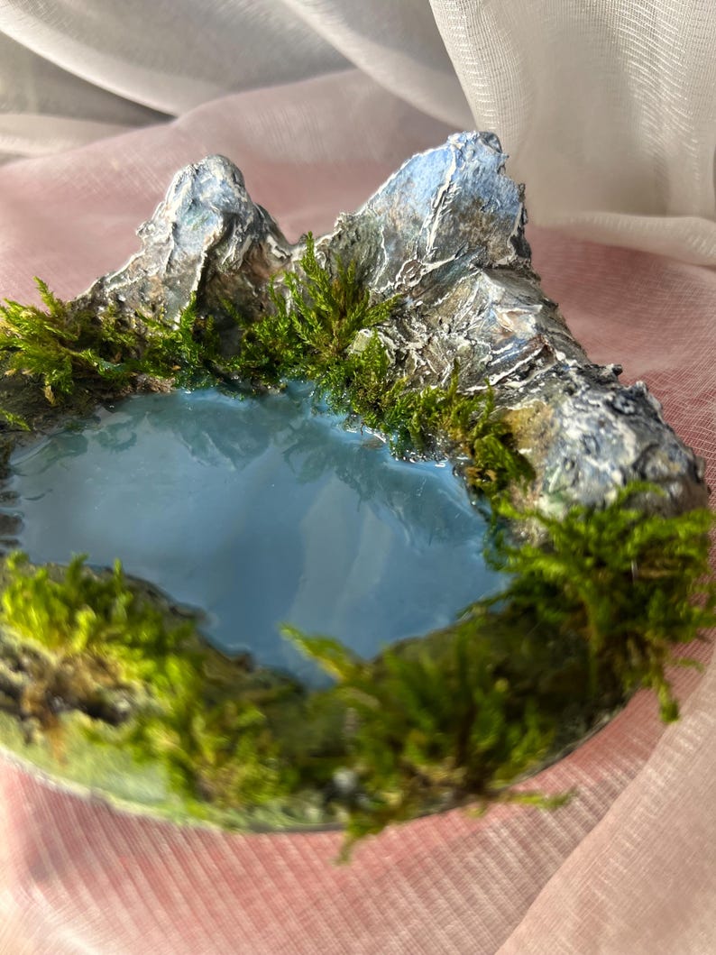 Miniature Mountains, Diorama, Diorama Mountains, Lake, Diorama Lake, Waterfall, Terrain ...