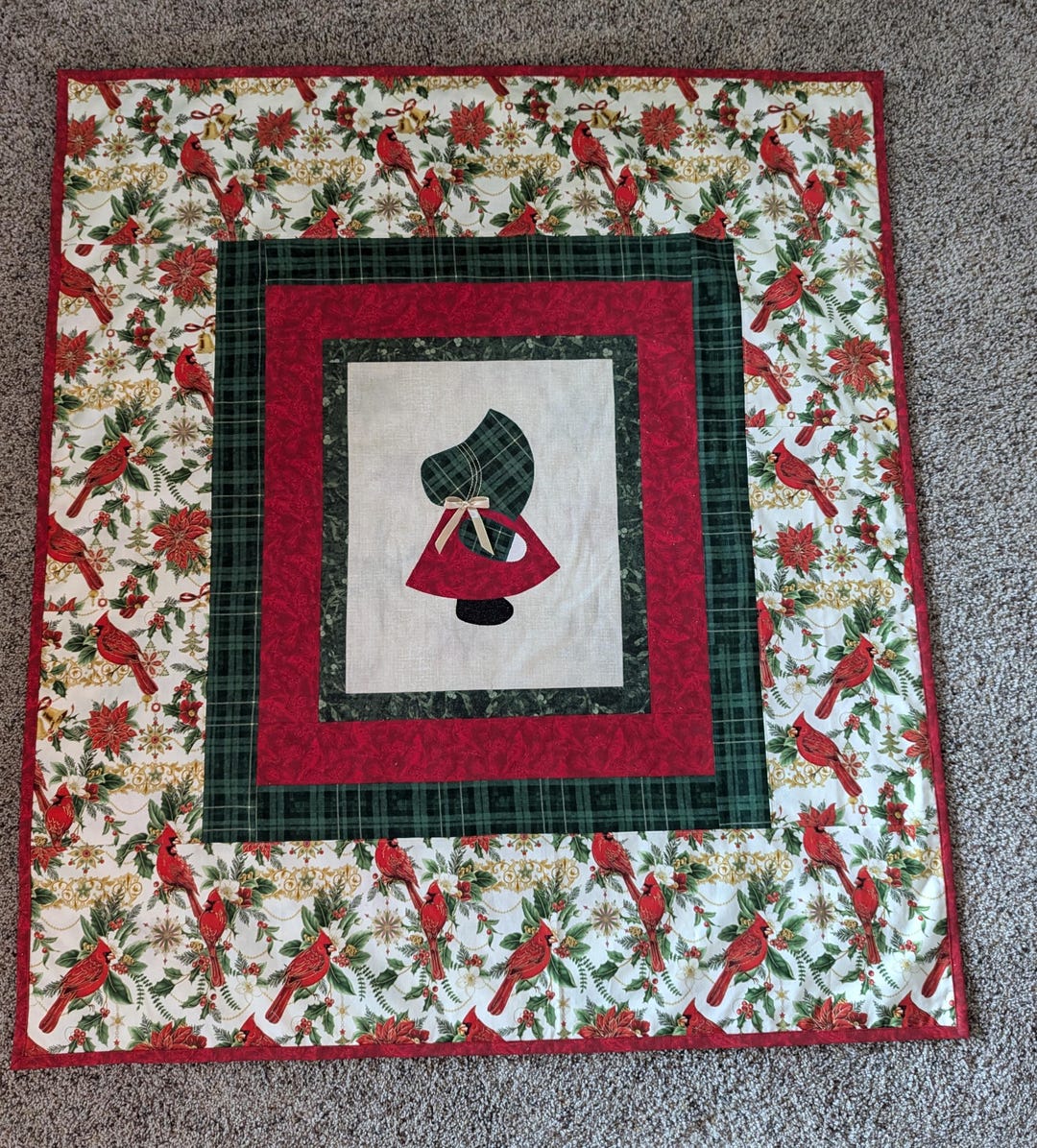 Sun Bonnet Sue Christmas Baby / Crib Blanket - Etsy