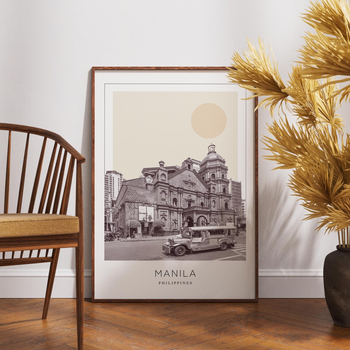 Manila Poster Print, Manila Travel Poster, Manila Minimalistic Wall Art ...