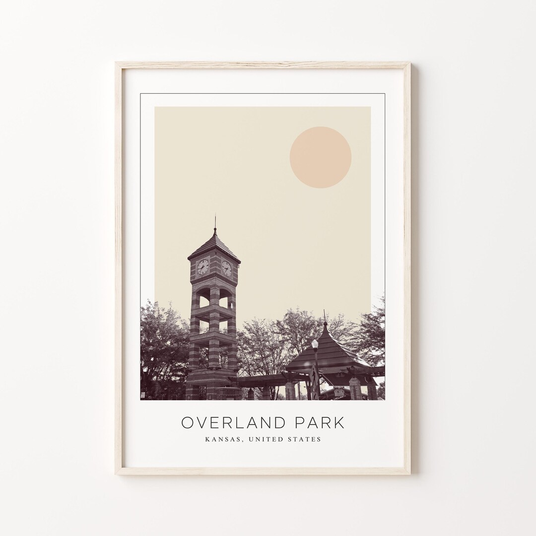 Overland Park Poster Print, Overland Park Travel Poster, Overland Park ...