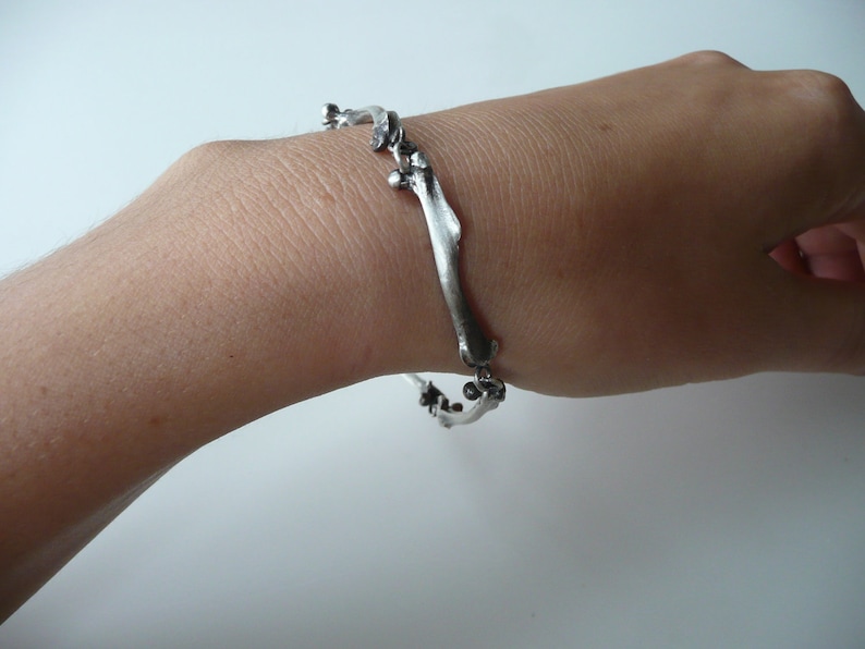 Sterling Silver Bone Bracelet- Cast From Real Bones - Etsy