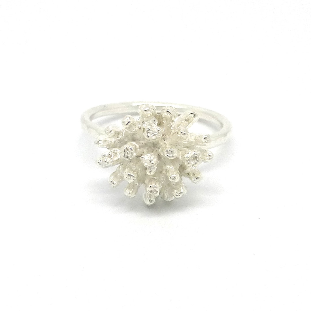 Sterling Silver Magnolia Blossom Ring Made to Order in Your Size- Last ...