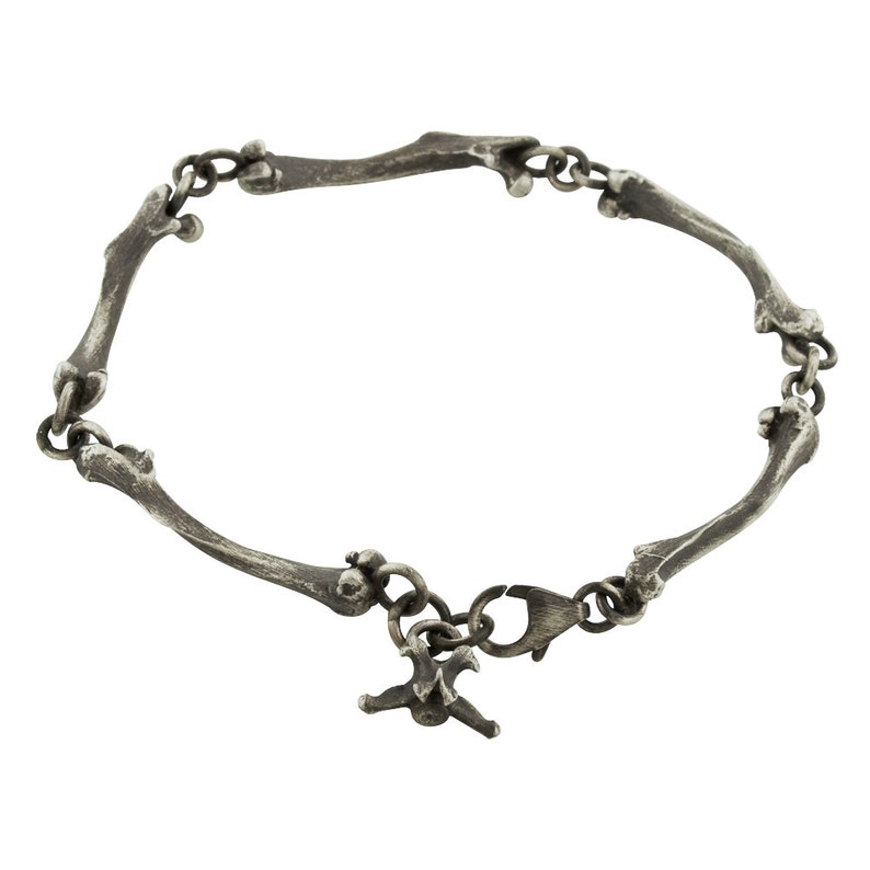 Sterling Silver Bone Bracelet- Cast From Real Bones - Etsy