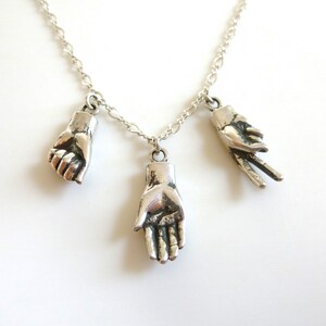 Rock, Paper, Scissors Necklace - Etsy