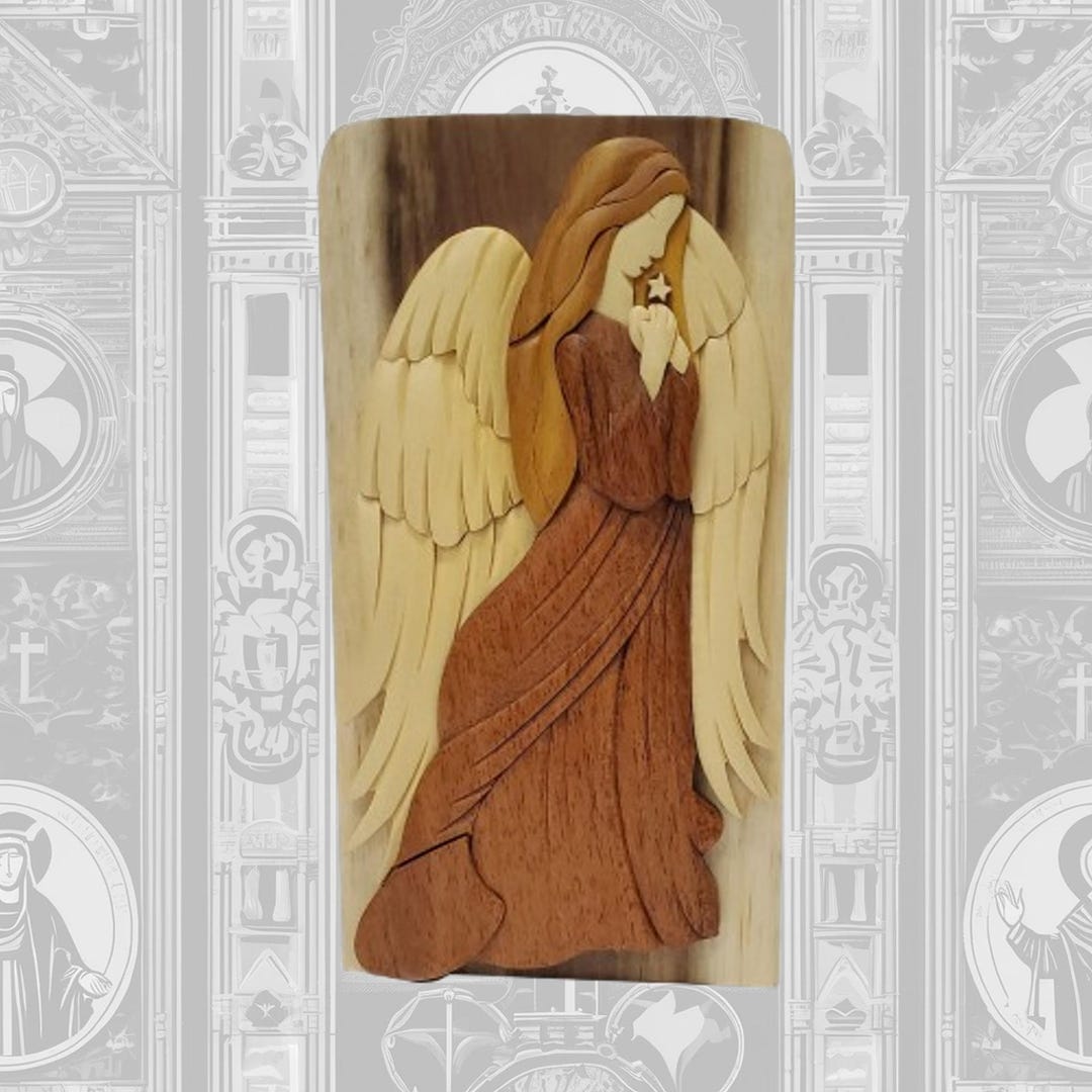 Carver Dan's - Perfect Angel, a Hand-crafted Wooden Keepsake Gift Box ...