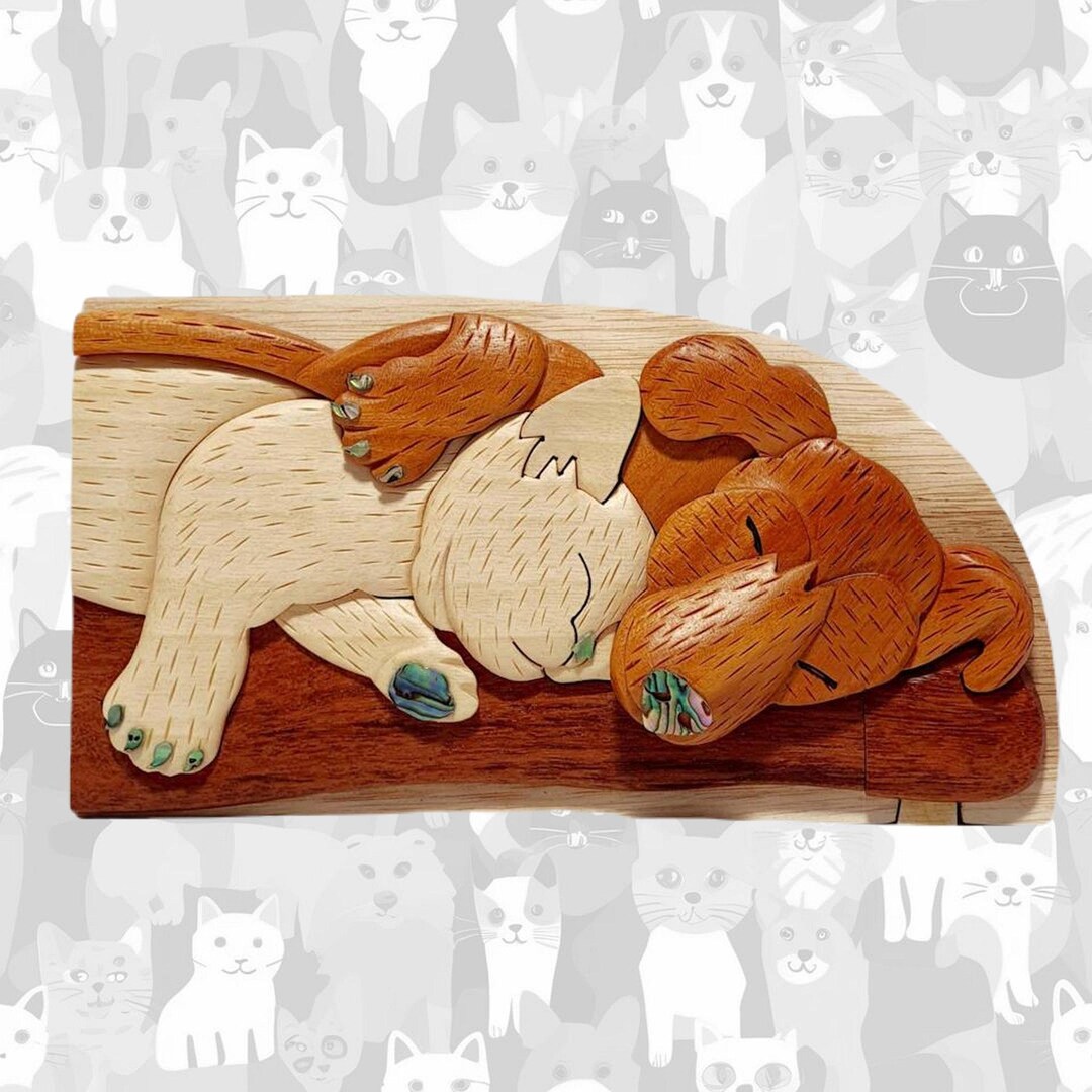 Best Pals With Abalone Inlay - Hand-crafted Wooden Keepsake Gift Box by ...