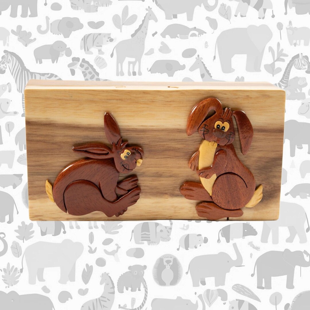 Carver Dan's - Hop Around, a Handcrafted Wooden Keepsake Gift Box. A ...