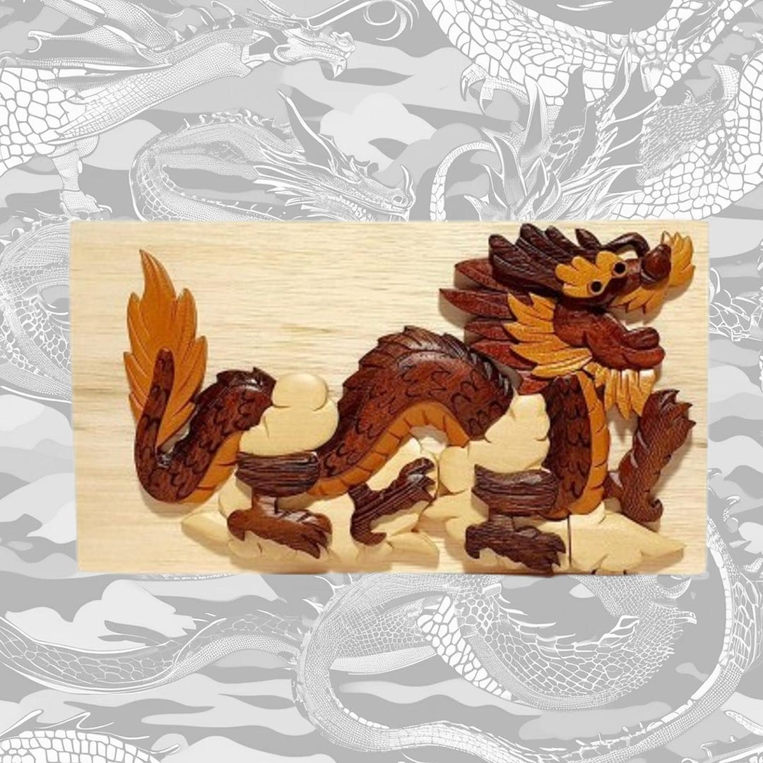 Carver Dan's - Chinese Dragon, a Hand-crafted Wooden Keepsake Gift Box ...