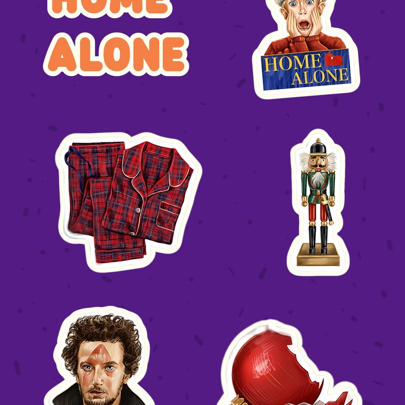 Home Alone Stickers - Etsy