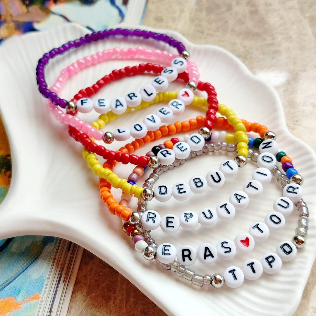 Eras Tour Bracelets/concert Bracelets / Album Bracelets/eras 2025 ...
