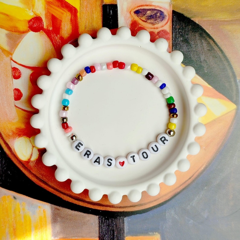 Eras Tour Friendship Bracelet: Handmade Beaded Swiftie Gift - Etsy