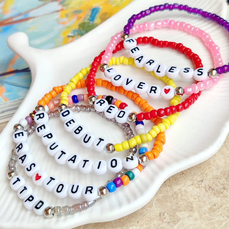 Eras Tour Bracelets/concert Bracelets / Album Bracelets/eras 2025 ...