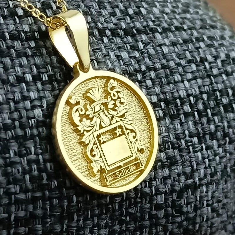 Gold Family Crest - Etsy