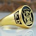 University Ring, Graduation Gift, Personalized Graduation Signet Ring ...