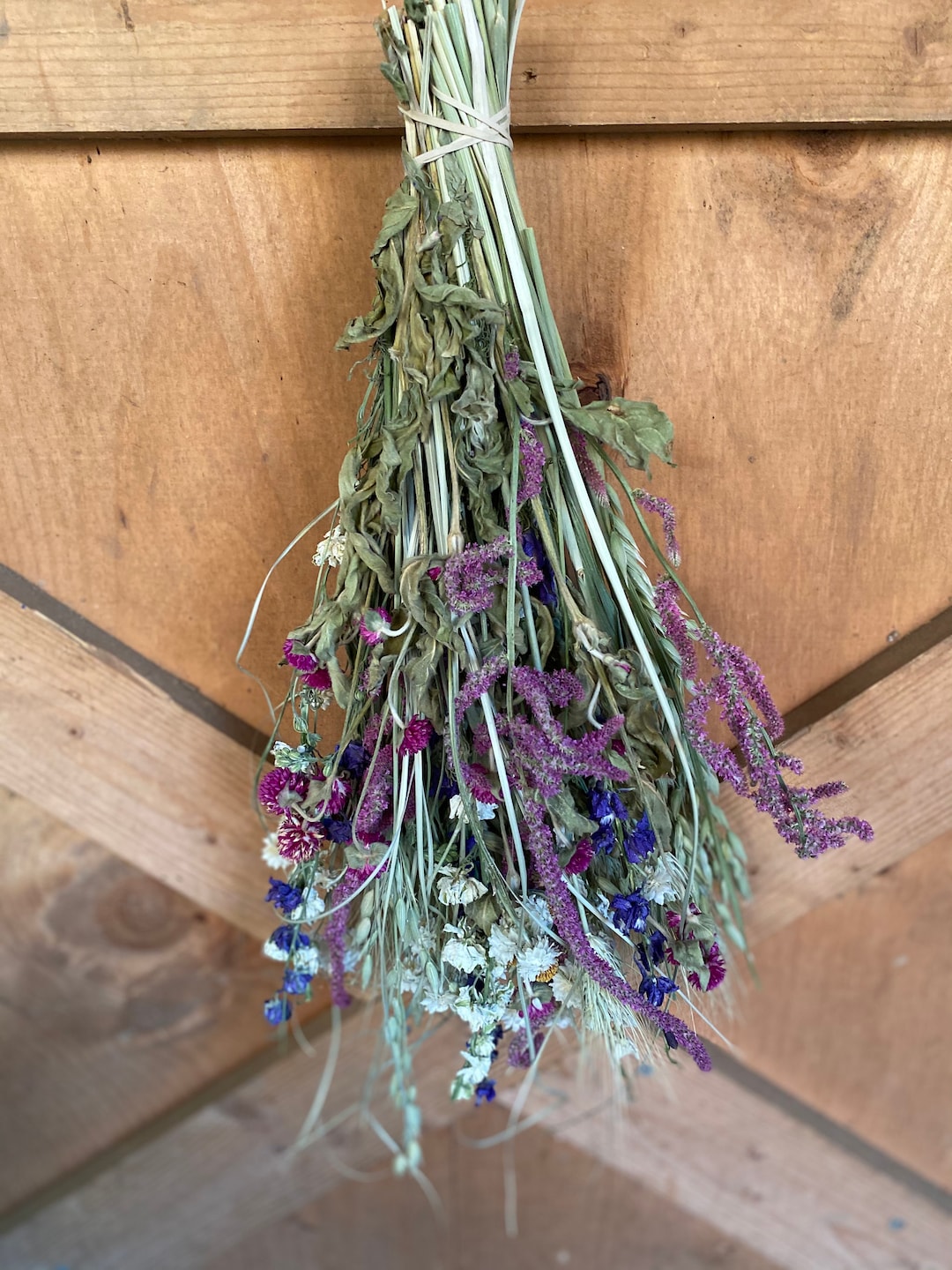 Spring Grasslands Dried Flower Bouquet Spring Summer Bouquet Home Decor ...