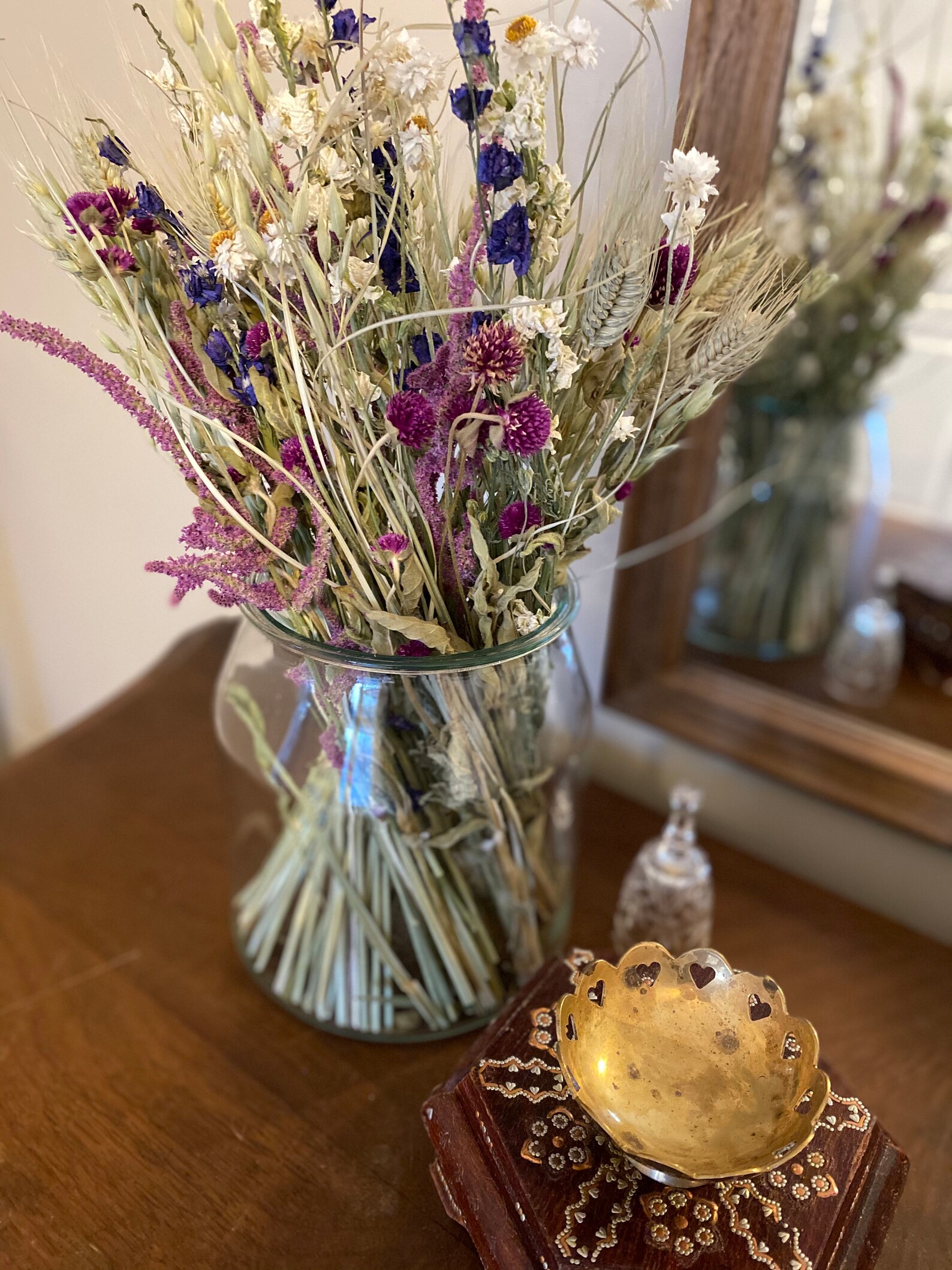 Spring Grasslands Dried Flower Bouquet Spring Summer Bouquet - Etsy