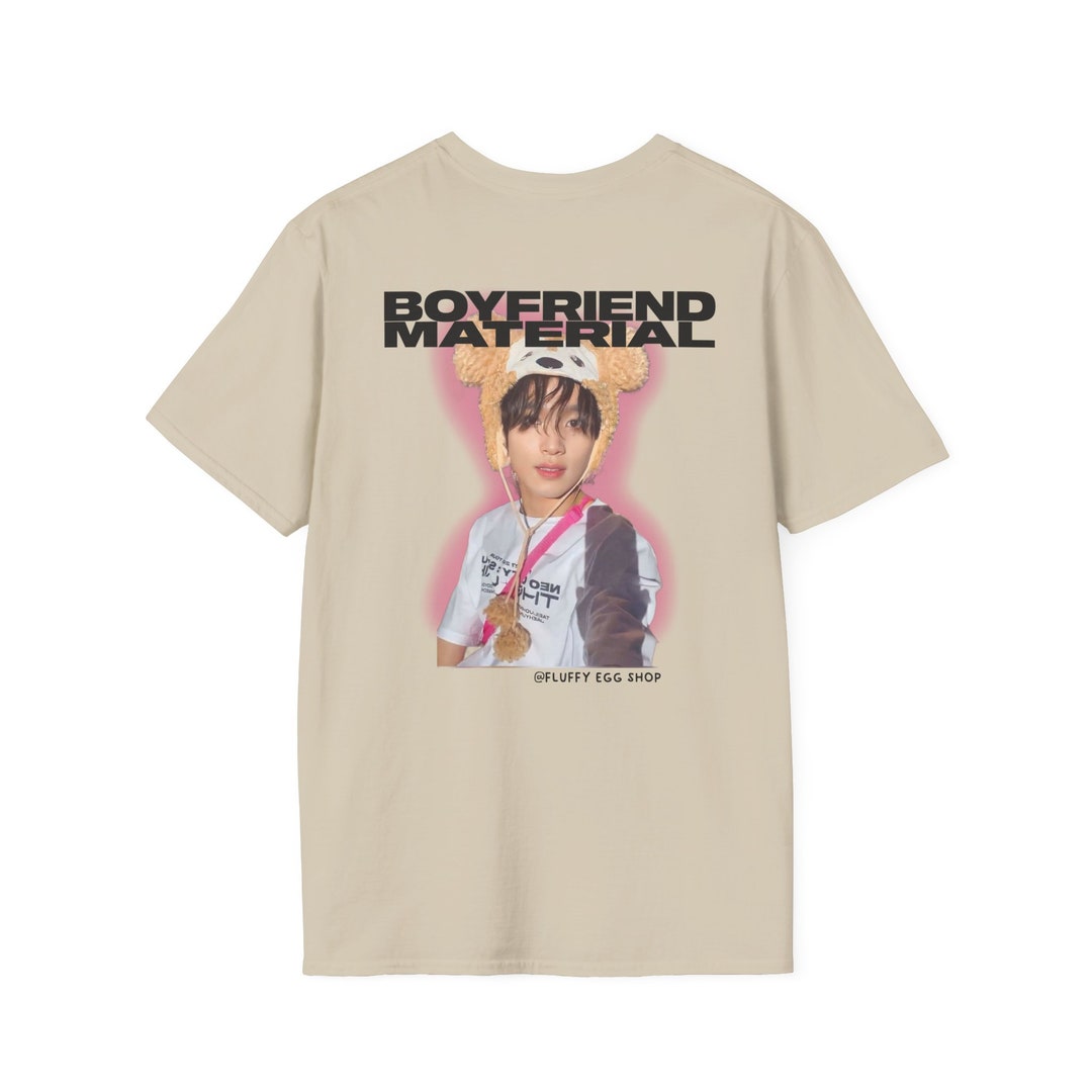 NCT Haechan KPOP Boyfriend Material Unisex T-shirt, Soft Tee, Fan ...