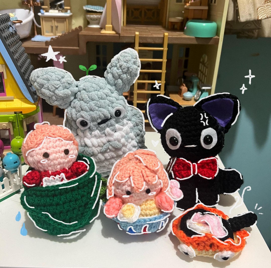 Studio Ghibli Crochets | Spirited Away | Howl’s Moving Castle | Kiki’s ...