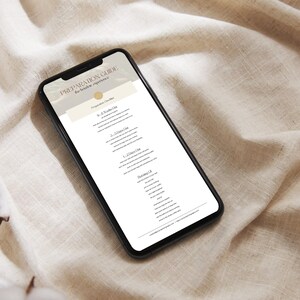 Boudoir Preparation Guide Template - Etsy